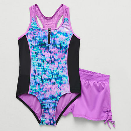 Click here for ZeroXposur Big Kid Girls Tie Dye One Piece Swimsui... prices