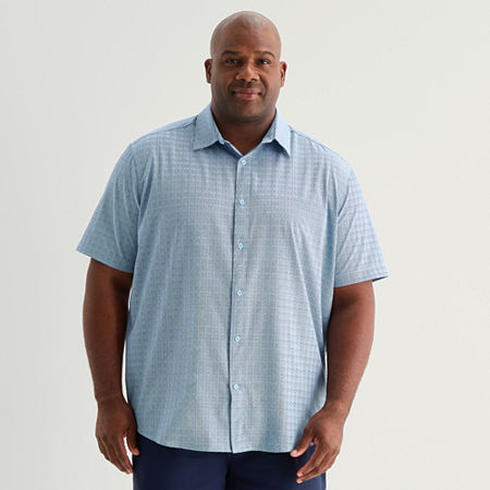 Click here for Stylus Mens Short Sleeve Big and Tall Button-Down... prices