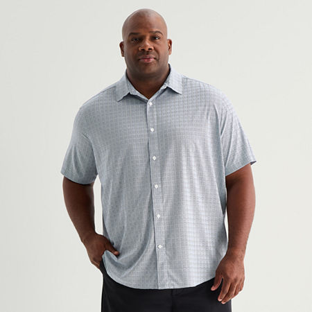 Click here for Stylus Mens Short Sleeve Big and Tall Button-Down... prices