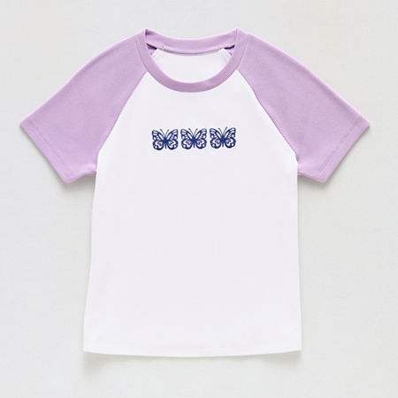 Click here for Thereabouts Little & Big Kid Girls Round Neck Shor... prices
