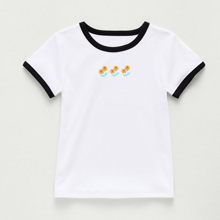 Click here for Thereabouts Little & Big Kid Girls Crew Neck Short... prices