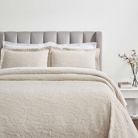 Click here for Superior Hibiscus Cotton Matelasse Woven 3-Pc. Bed... prices