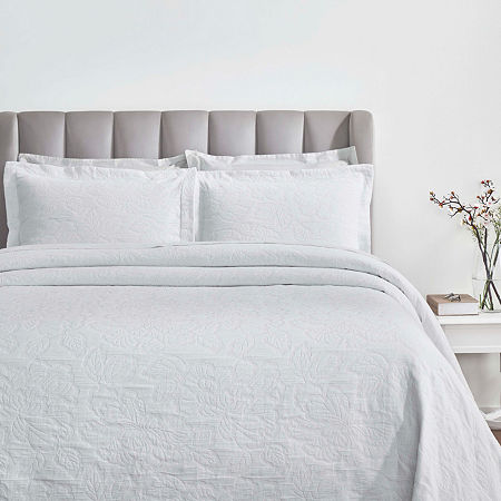 Click here for Superior Hibiscus Cotton Matelasse Woven 3-Pc. Bed... prices