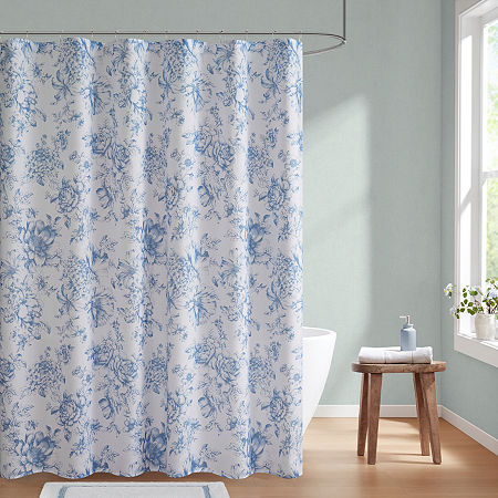 Click here for Laura Ashley Shower Curtain  One Size  Blue prices
