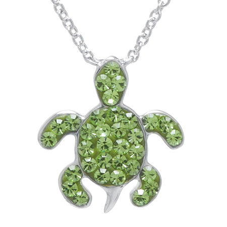 Click here for Sparkle Allure Turtle Womens Green Pure Silver Ove... prices