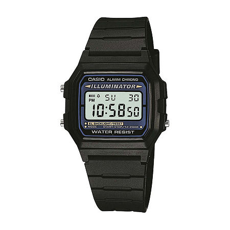 Click here for Casio Illuminator Mens Square Black Resin Strap Di... prices