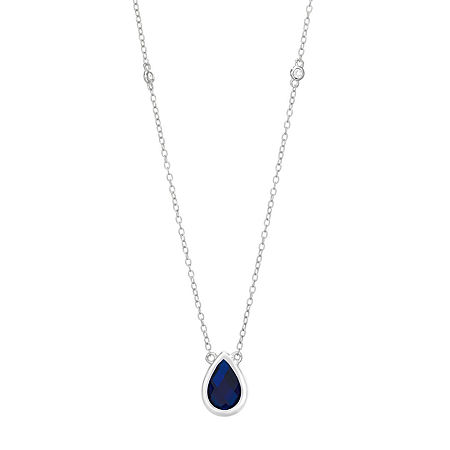 Click here for Womens Lab Created Blue Sapphire Sterling Silver 1... prices
