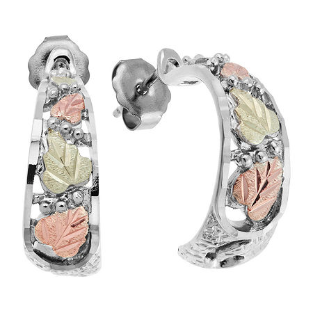 Click here for Landstroms Black Hills Gold Sterling Silver Hoop E... prices