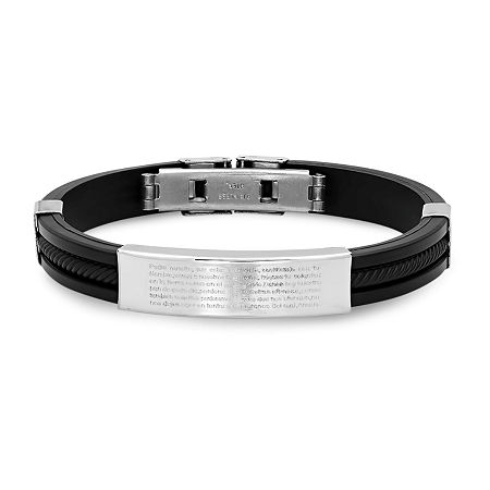 Click here for Mens Stainless Steel Lords Prayer in Spanish Id Br... prices