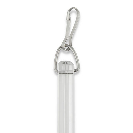Click here for Rod Desyne 1/2 Fluted Clear Baton With Snap Hook C... prices