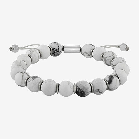 Click here for Mens Stainless Steel Genuine Stone Beaded Bolo Bra... prices