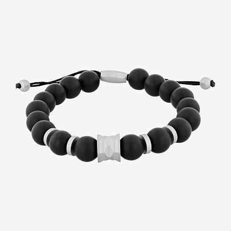 Click here for Mens Genuine Black Onyx Beaded Bracelet  One Size prices