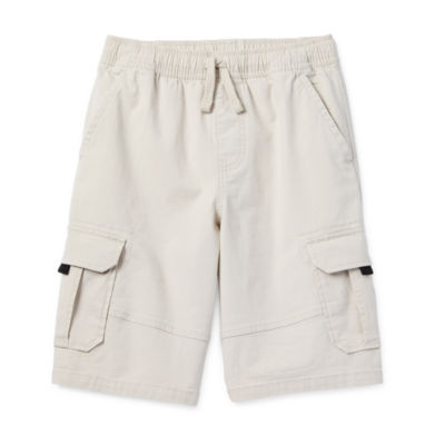 Thereabouts Little & Big Boys Pull-On Cargo Short, Color: Stone - JCPenney