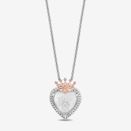 Click here for Enchanted Disney Fine Jewelry Womens 1/8 CT. T.W.... prices