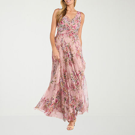 Click here for R & M Richards Womens Sleeveless Floral Evening Go... prices