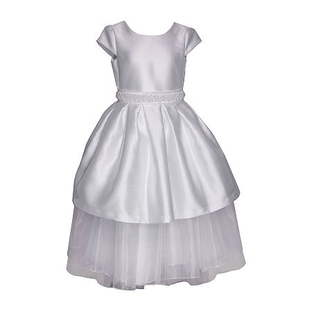 Click here for Bonnie Jean Big Kid Girls Communion 3/4 Sleeve Lac... prices