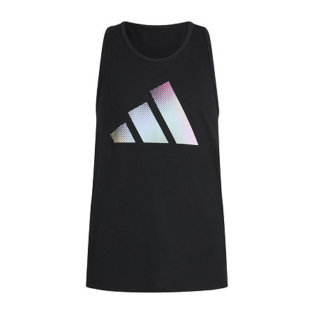 Click here for adidas Big Girls Sleeveless Racerback Tank Top - B... prices