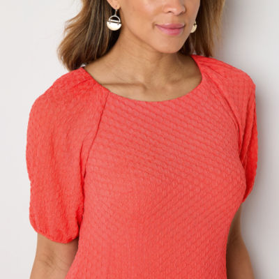 Rabbit Rabbit Rabbit Design Womens Petite 3/4 Sleeve Fit + Flare Dress ...