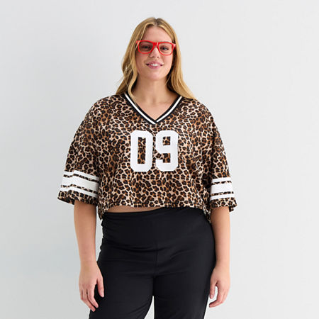 Click here for Forever 21 Womens Juniors Plus Short Sleeve Jersey... prices