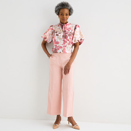 Click here for Liz Claiborne Womens Wide Leg Mid Rise Pull-On Pan... prices