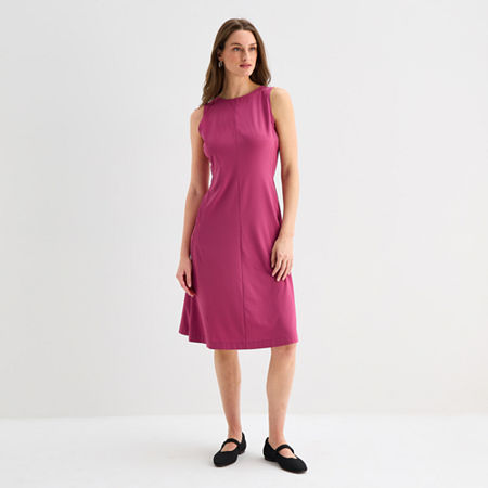 Click here for Stylus Womens Midi Fit + Flare Dress  Medium  Pink prices