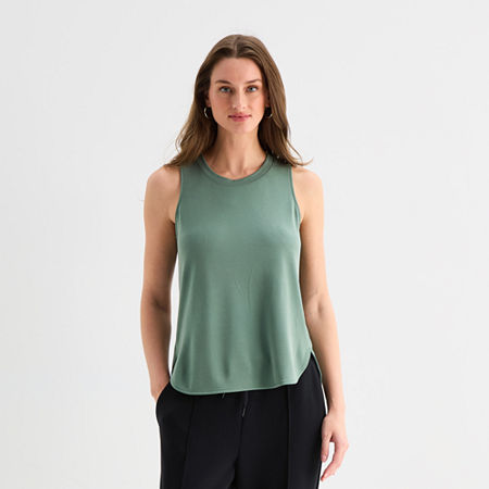 Click here for Stylus Womens Crew Neck Sleeveless Tank Top  X-sma... prices