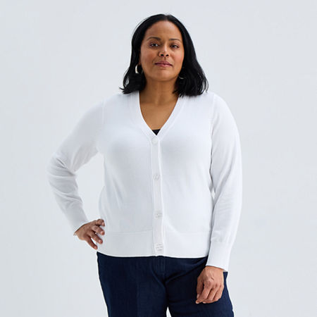 Click here for Liz Claiborne Womens V Neck Long Sleeve Button Plu... prices