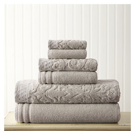 Click here for Pacific Coast Textiles Jacquard Solid 6-pc. Bath T... prices