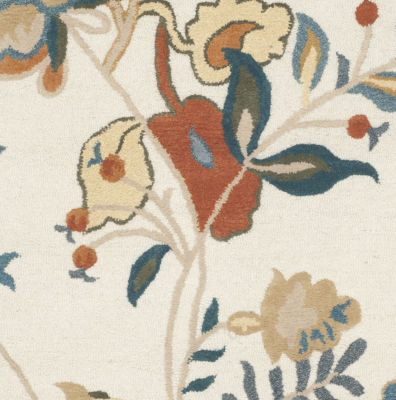 Safavieh Slater Hand Tufted Cut Loop Pile Area Rug, Color: Red Blue ...