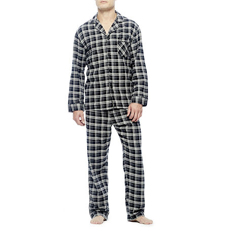 Click here for Hanes Flannel Mens Long Sleeve 2-pc. Pajama Sets... prices