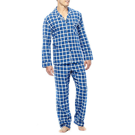 Click here for Hanes Flannel Mens Long Sleeve 2-pc. Pajama Sets... prices