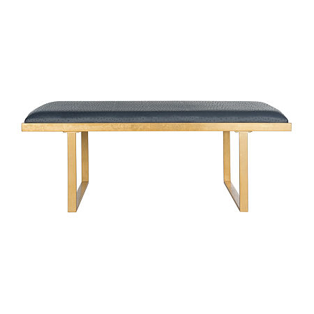 Click here for Millie Accents Upholstered Bench  One Size  Blue prices