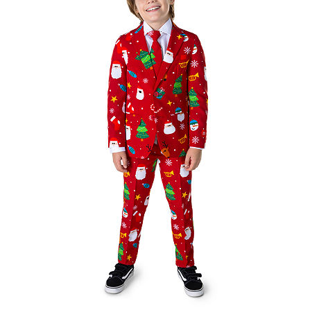 Click here for Opposuits Christmas Boys 3-pc. Suit Set  2  Red prices