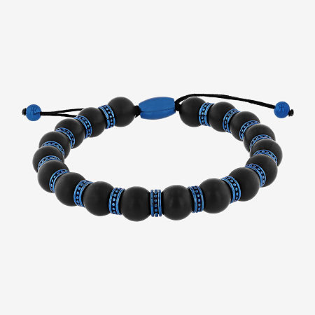 Click here for Mens Genuine Black Onyx Beaded Bracelet  One Size prices