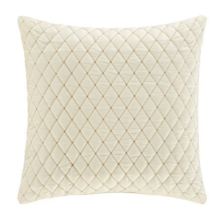 Click here for Queen Street Gabriel Winter White Square Throw Pil... prices