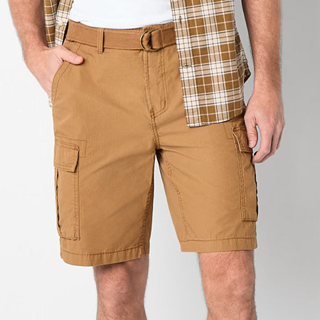 Click here for mutual weave Mens 10 Belted Cargo Short  36  Brown prices