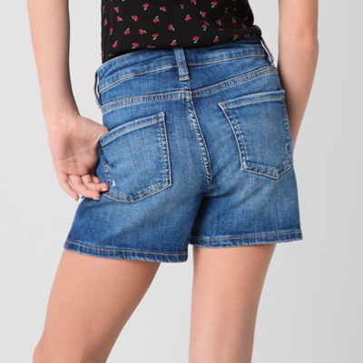 Thereabouts Little & Big Kid Girls Midi Short, Color: Med Star Wash ...
