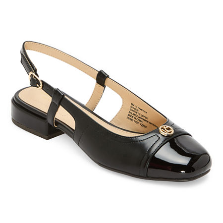 Click here for Liz Claiborne Pamprick Womens Square Closed Toe Ba... prices
