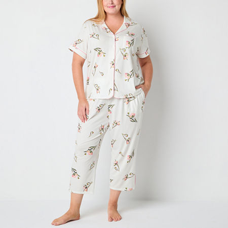 Click here for Liz Claiborne Womens Short Sleeve 2-pc. Plus Pajam... prices