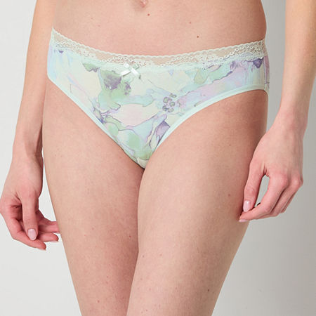 Click here for Ambrielle Cotton Bikini Panty  2x  Blue prices