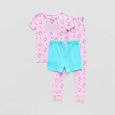 Click here for Little & Big Kid Girls Hello Kitty Round Neck Shor... prices
