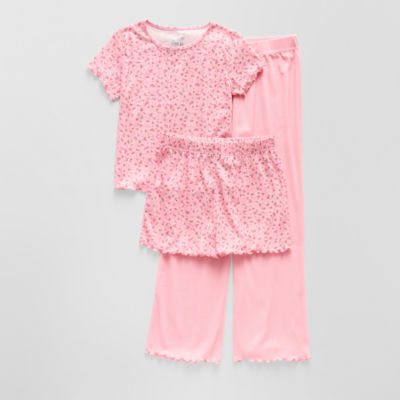Sleep On It Little & Big Girls 3-pc. Pajama Set - JCPenney