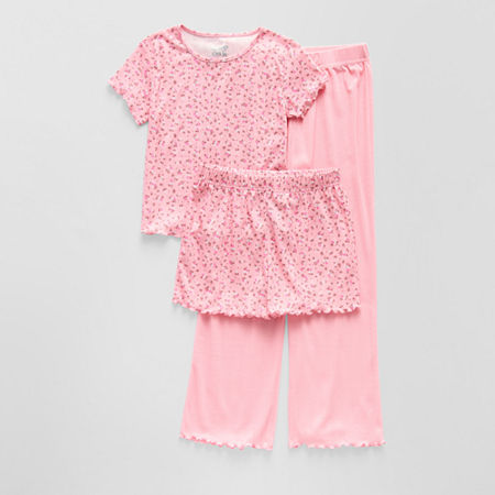 Click here for Sleep On It Little & Big Girls 3-pc. Pajama Set  X... prices