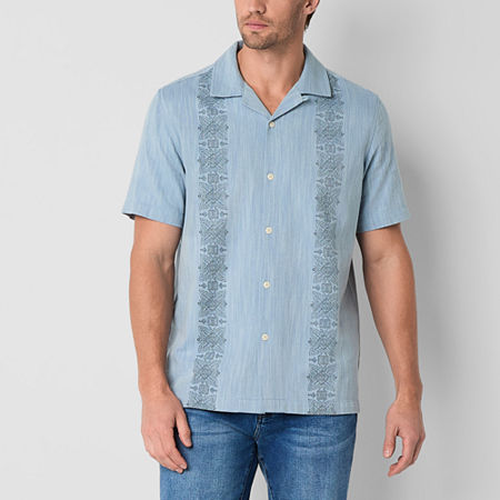 Click here for Frye and Co. Mens Short Sleeve Regular Fit Button-... prices
