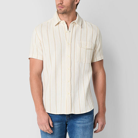 Click here for Frye and Co. Mens Short Sleeve Regular Fit Button-... prices