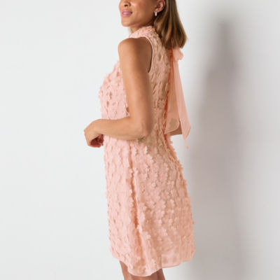 Isabel & Nina Womens Sleeveless Applique Floral Swing Dresses, Color ...