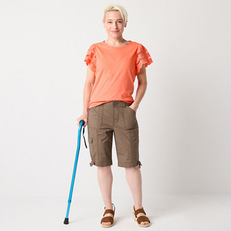 Click here for St. Johns Bay Womens 11 1/2 Mid Rise Adaptive Easy... prices