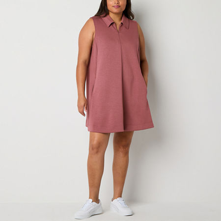 Click here for Stylus Womens Sleeveless Plus Shift Dress  2x  Pin... prices