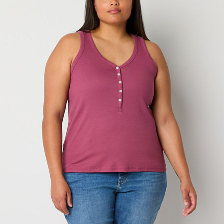Click here for a.n.a Womens Sweetheart Neck Sleeveless Plus Tank... prices