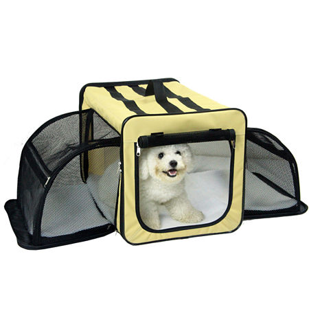 Click here for Pet Life Capacious Dual-Expandable Wire Folding Li... prices